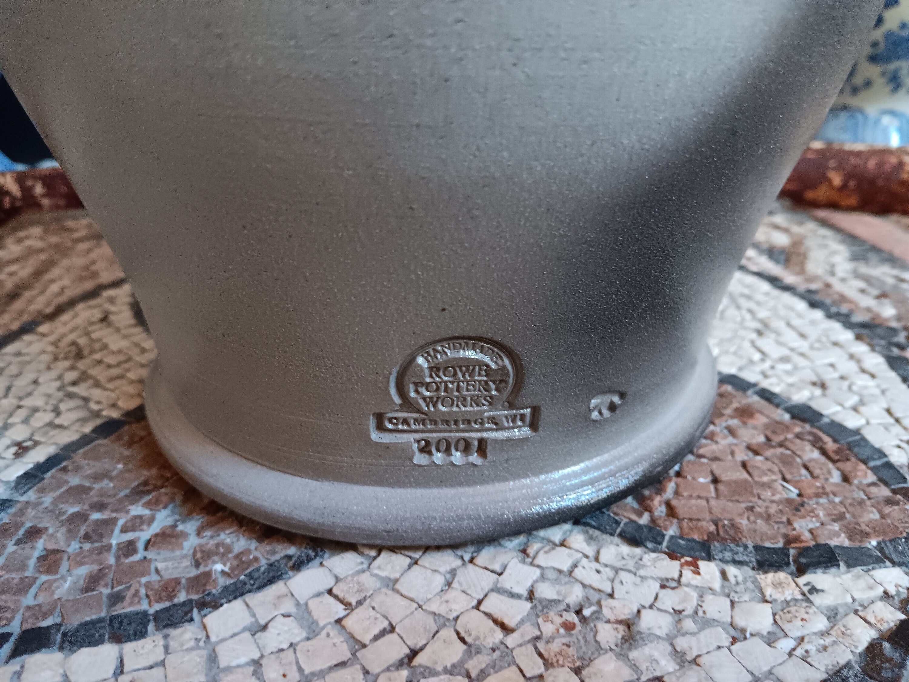 Vintage Huge Rowe Pottery Stoneware Pitcher Floral Design 2001 - Etsy