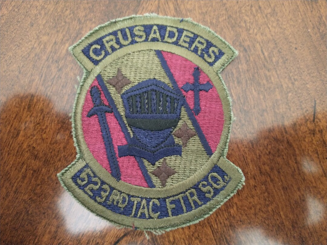 Vintage Crusaders 523rd Tactical Fighter Squadron Patch - Etsy