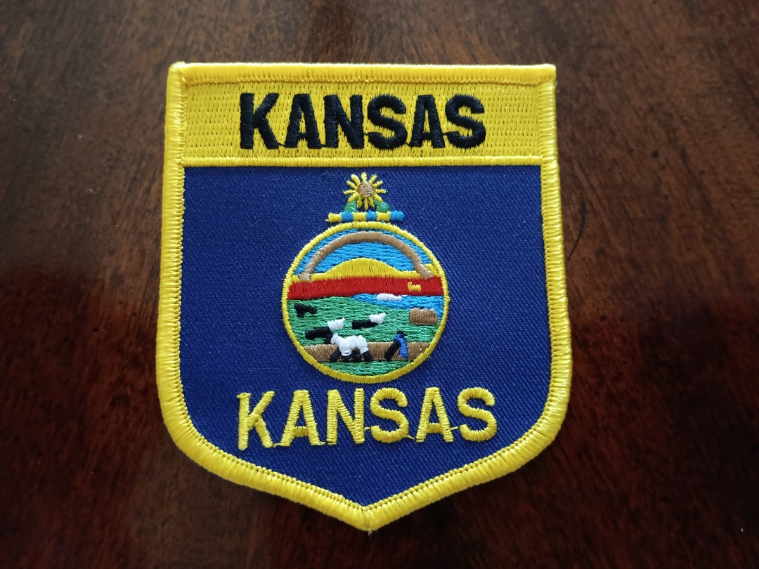 Vintage Kansas State Patch Iron On - Etsy