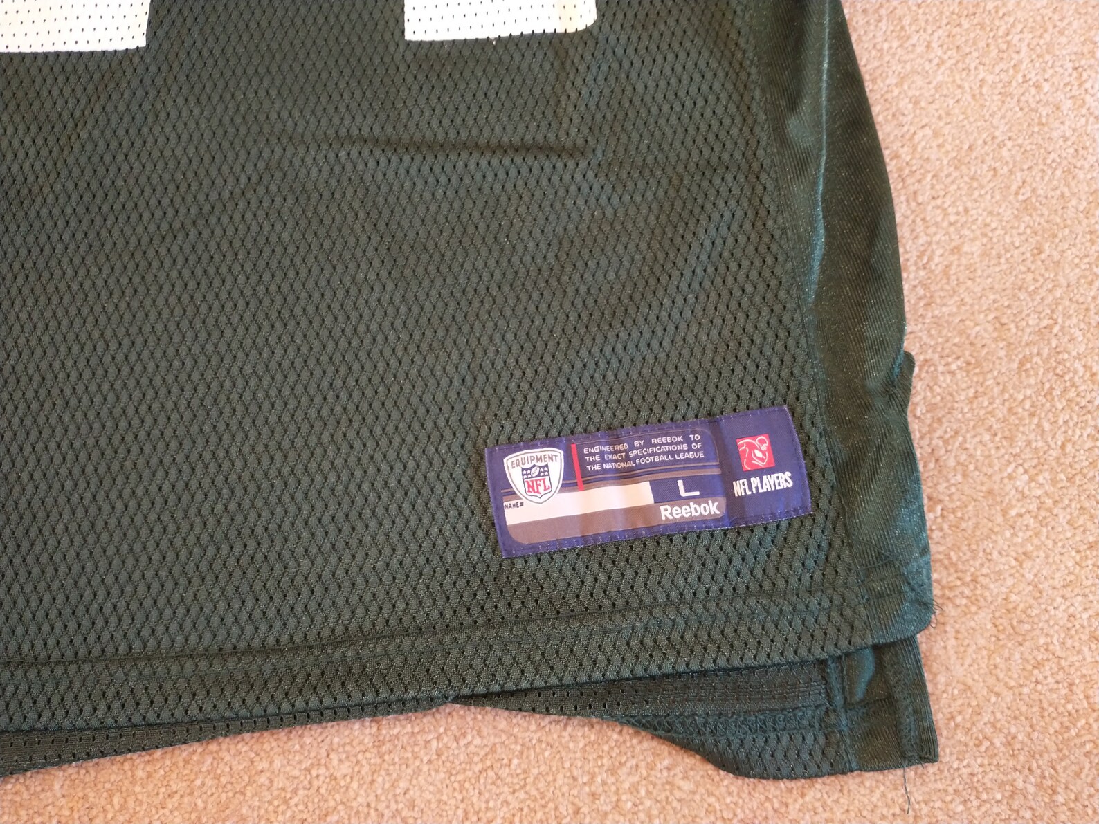 Vintage Green Bay Packers Aaron Kampman on Field Reebok Jersey Size ...