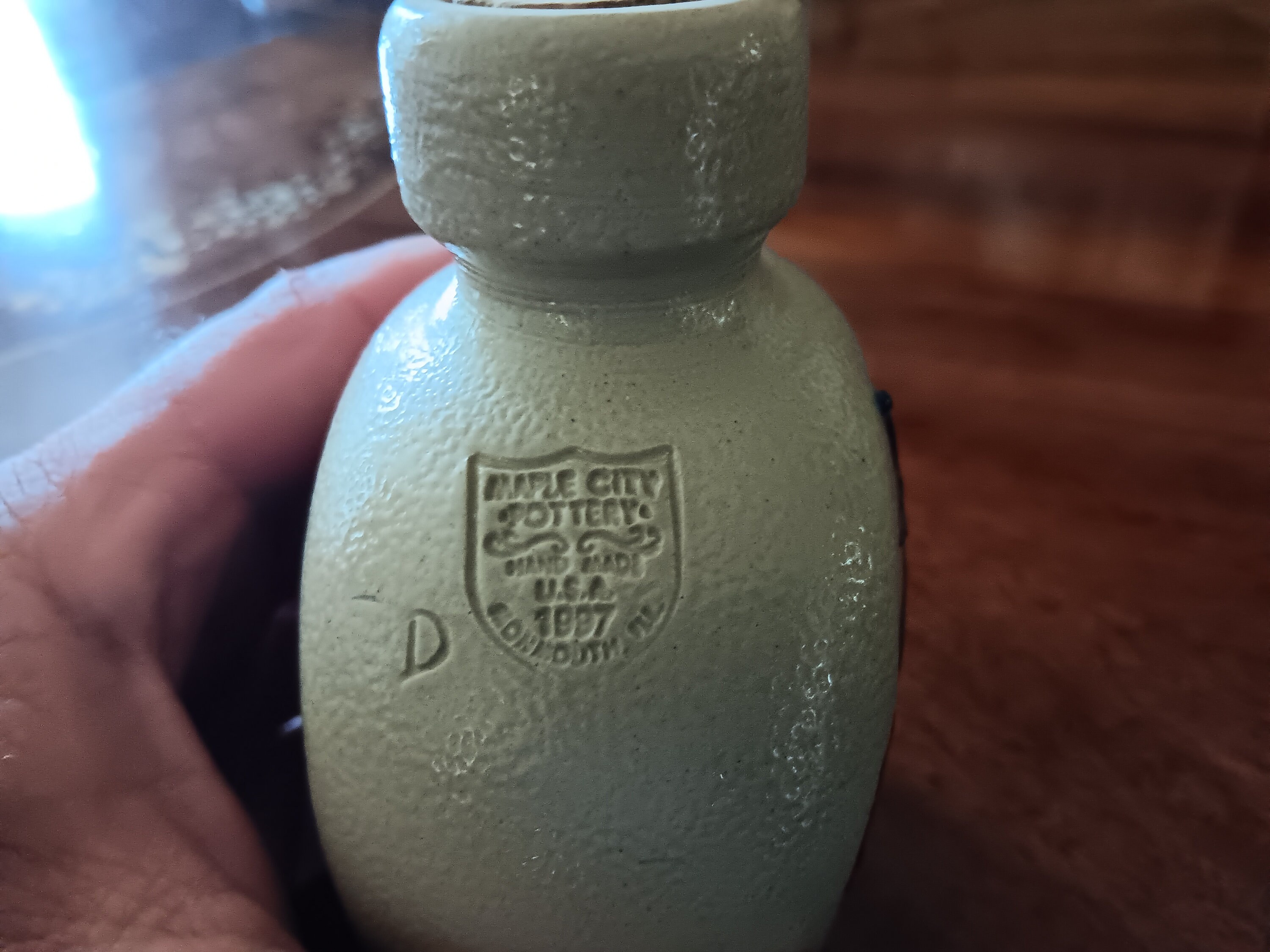 Vintage Maple City Pottery Stoneware Handmade Small Jug With - Etsy