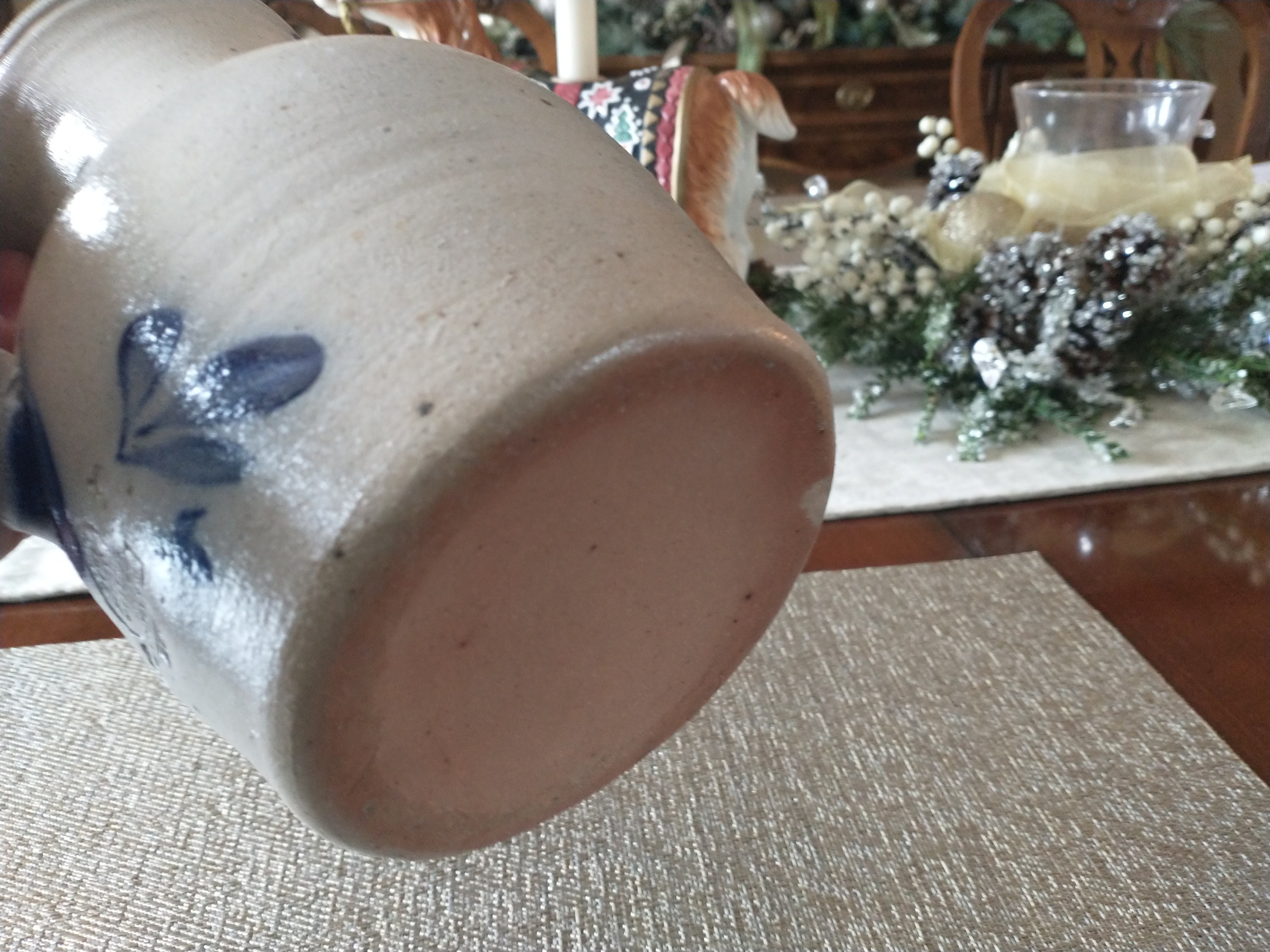 Vintage Rowe Pottery Works Stoneware Pitcher Floral Design 1987 - Etsy