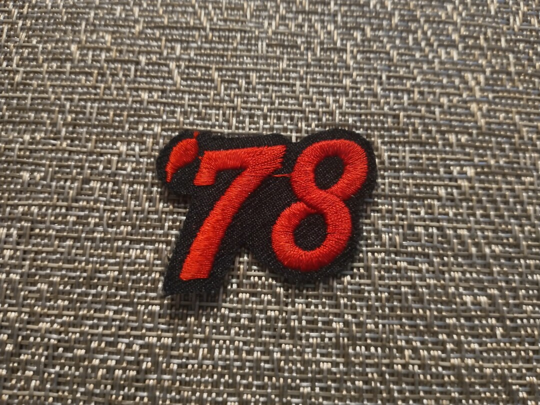 Vintage '78 Patch Year Patch - Etsy