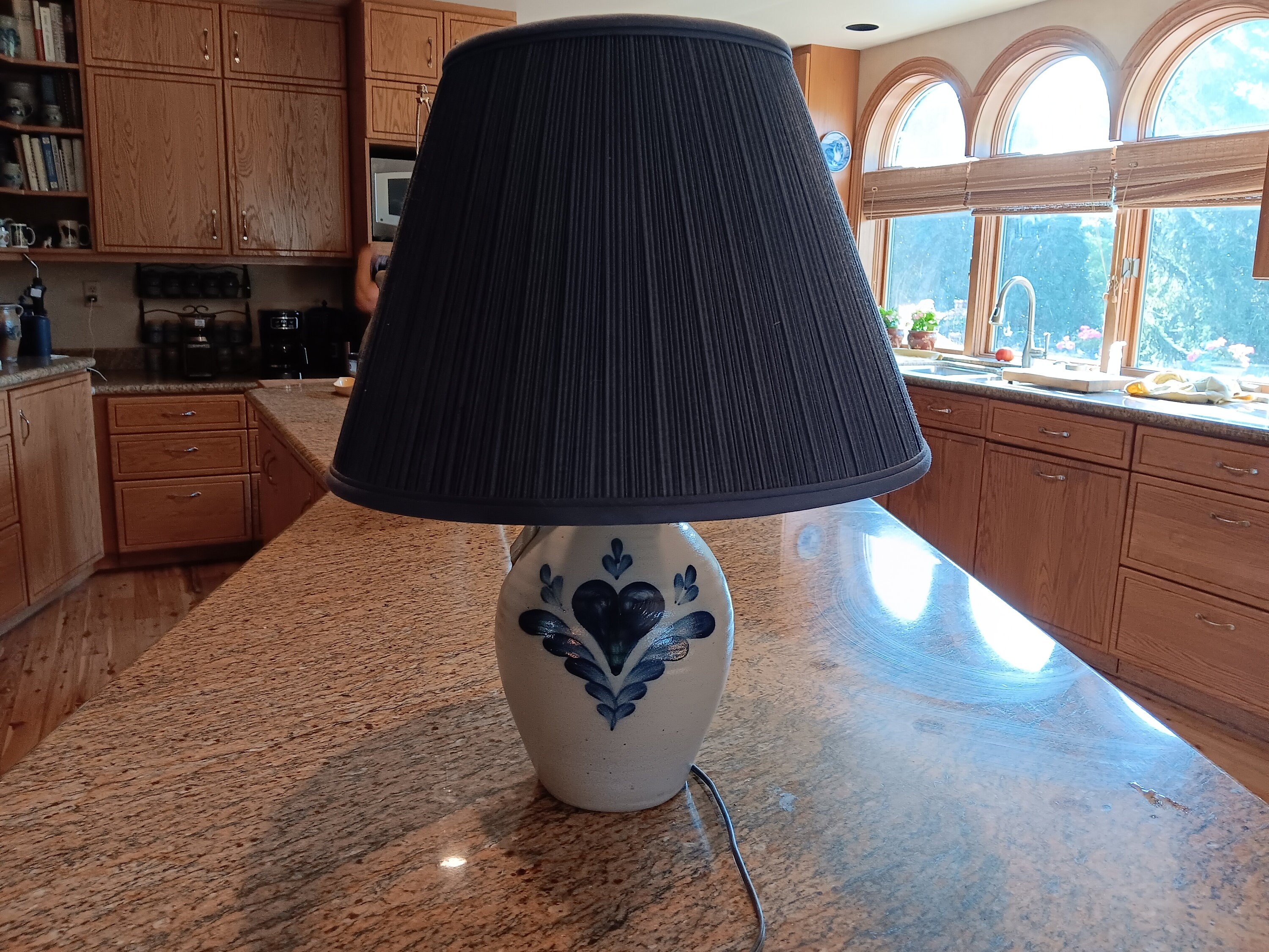 Vintage Rowe Pottery Works Lamp One Handle Jug Heart Design 1987 Sold ...