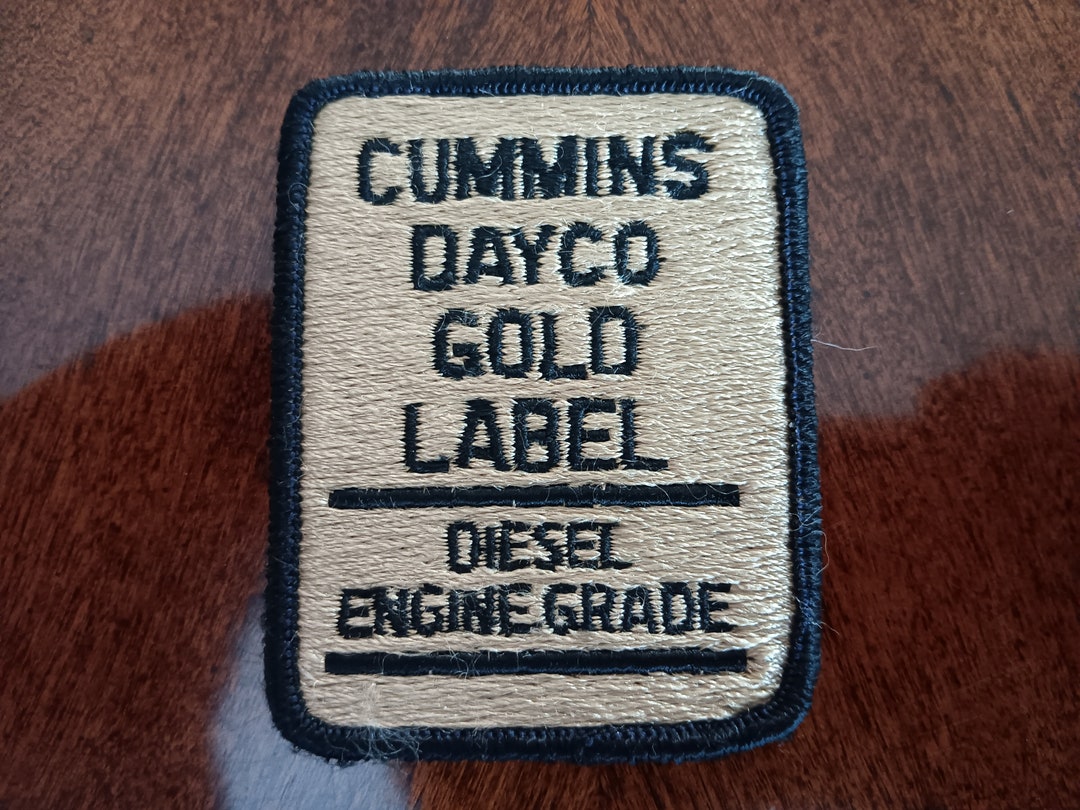 Vintage Cummins Dayco Gold Label Patch - Etsy