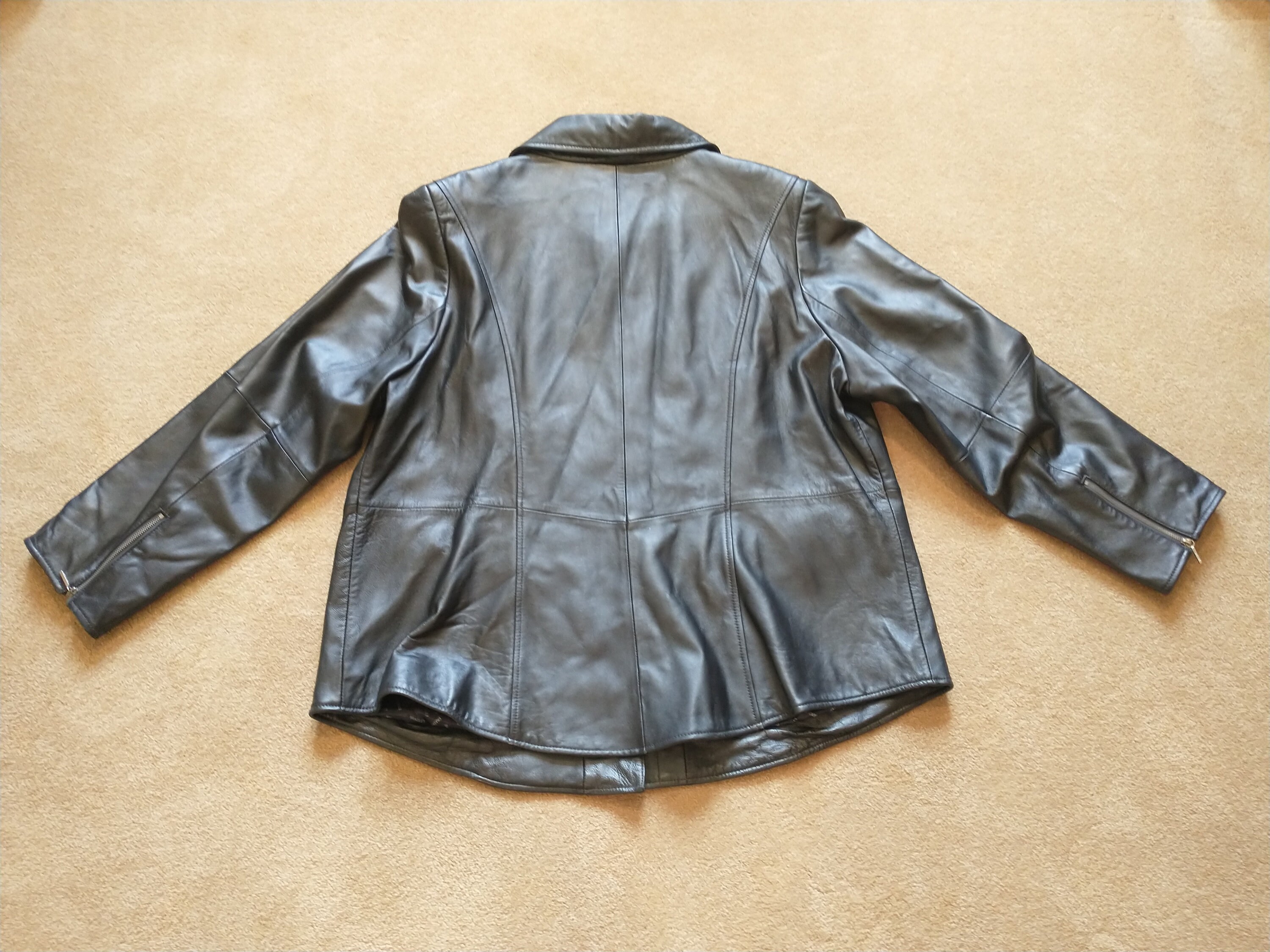 Vintage Bradley Bayou Leather Jacket Women's 2X - Etsy