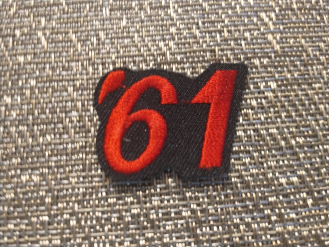 Vintage '61 Patch Year Patch - Etsy
