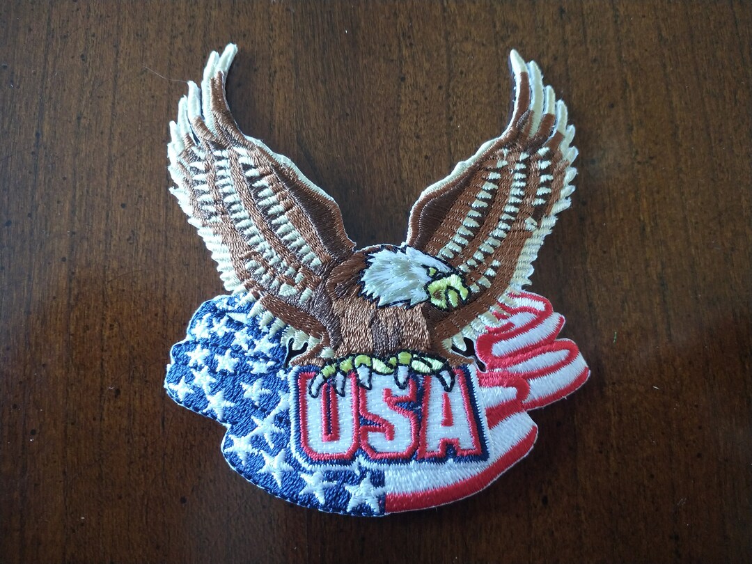Vintage USA Eagle Patch - Etsy