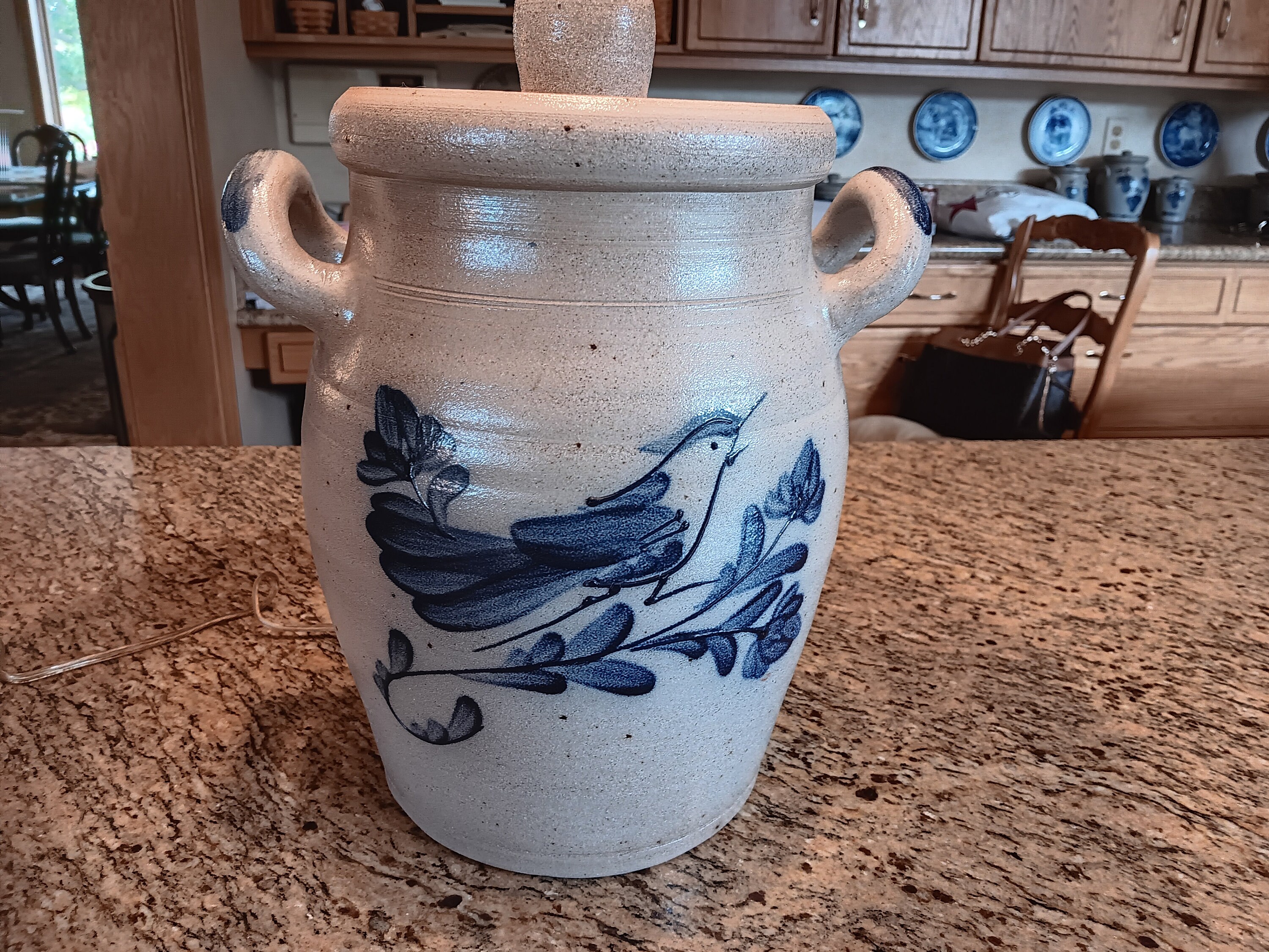 Vintage Ethan Allen by Rowe Pottery Works Lamp Blue Bird - Etsy