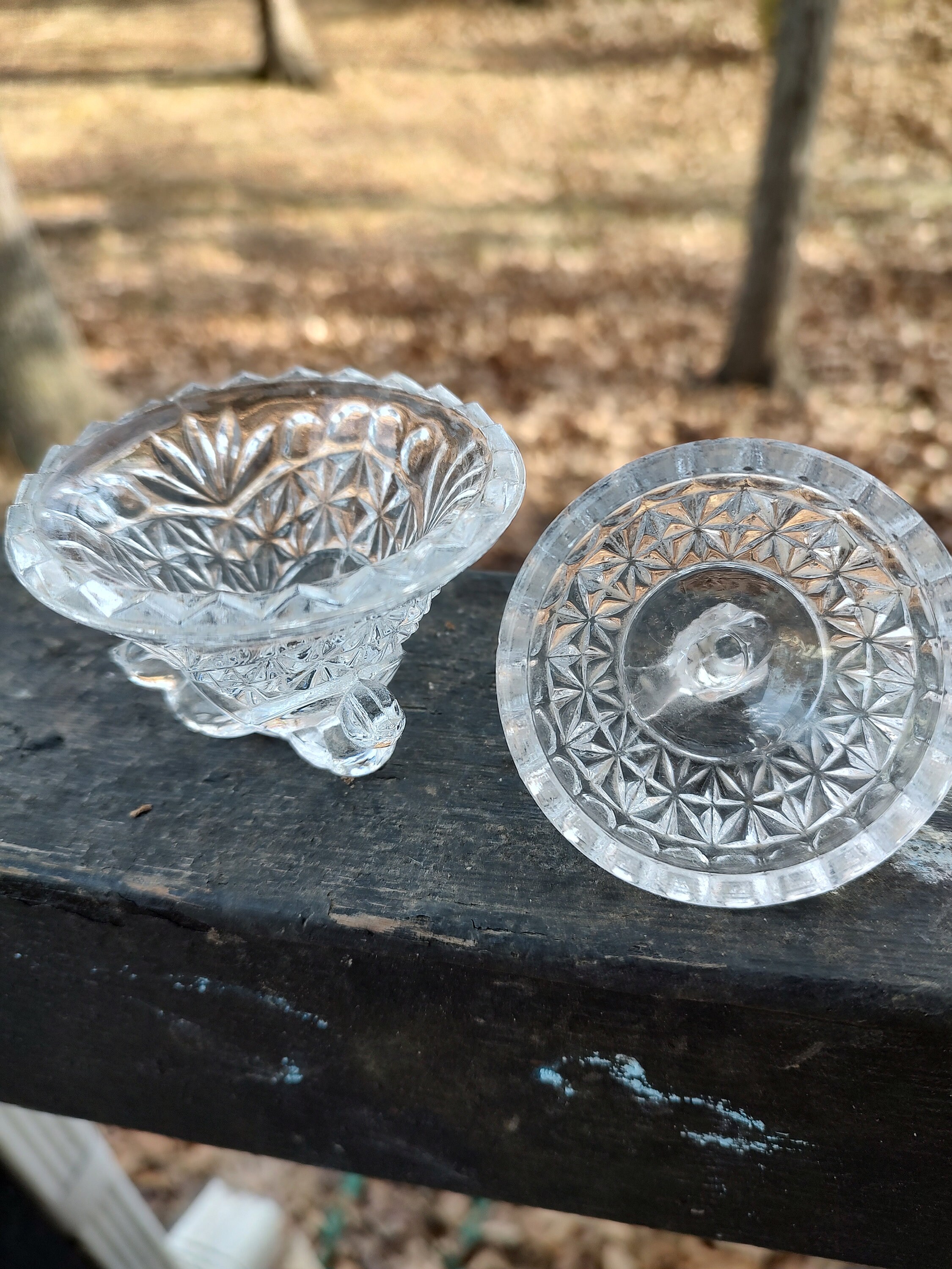 Vintage Hofbauer Byrdes Crystal Collection Trinket Box - Etsy