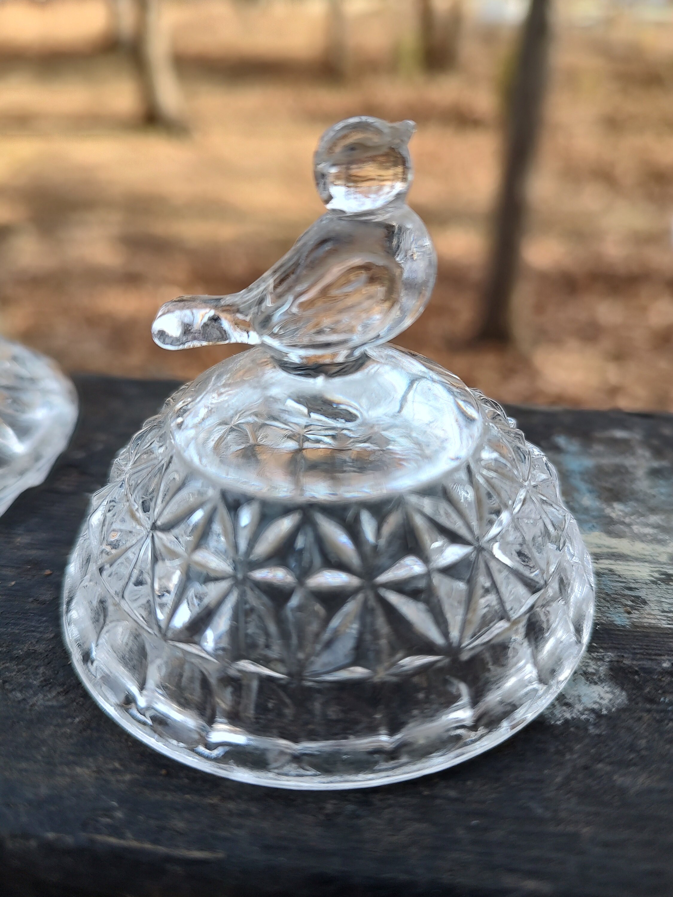 Vintage Hofbauer Byrdes Crystal Collection Trinket Box - Etsy