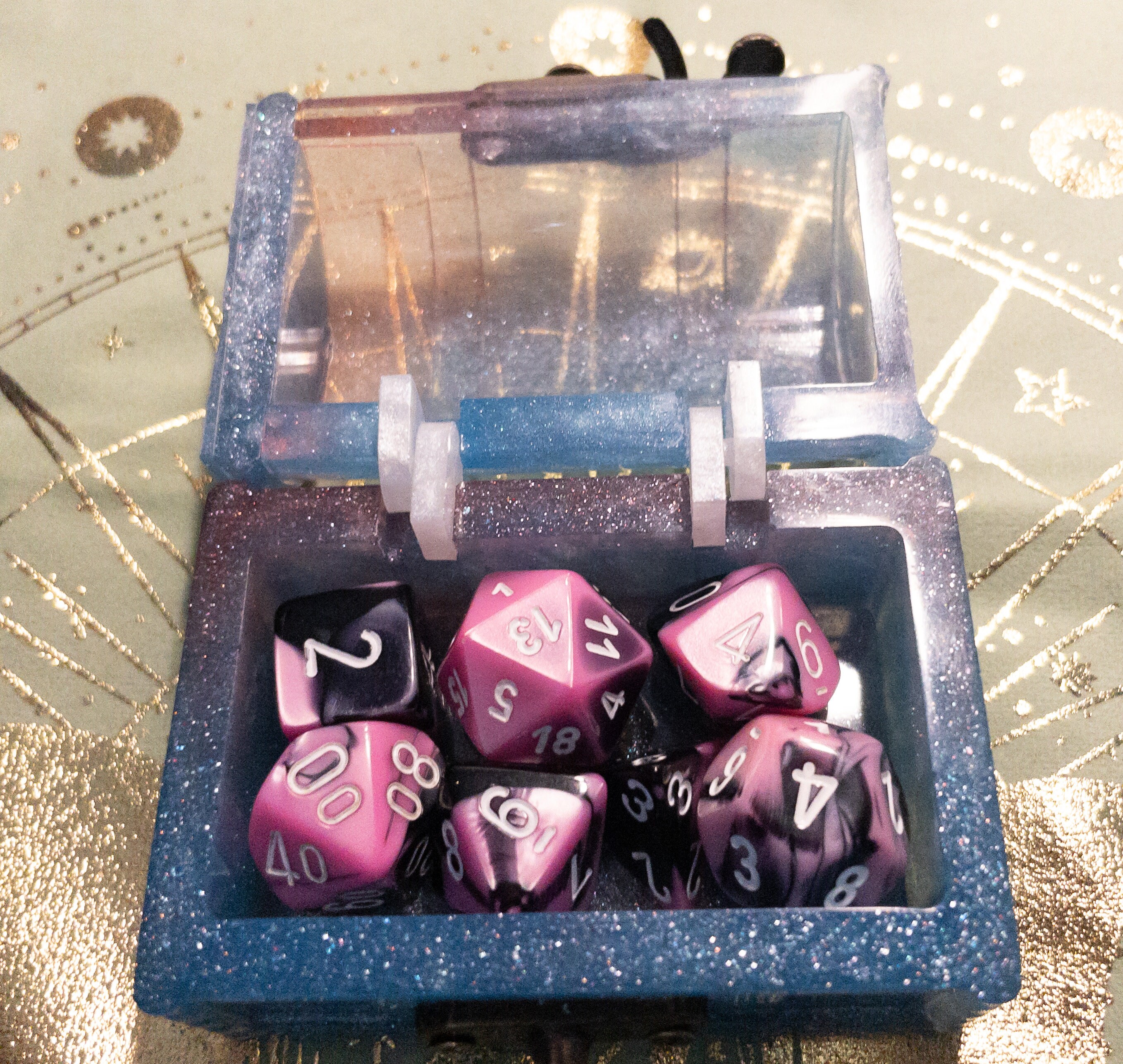 Locking Miniature Treasure Chest Dice Chest Customizable Chest - Etsy