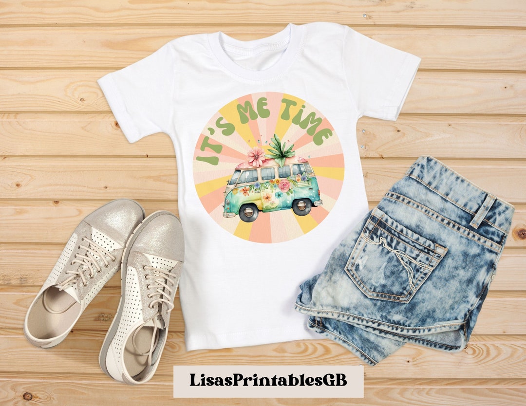 Retro Camper Van Design, PNG Design, Digital Download, Sublimation ...