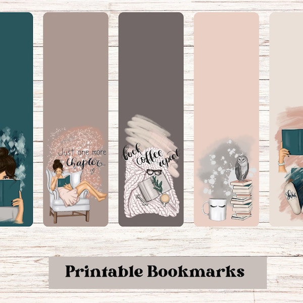 Printable Bookmarks - Etsy