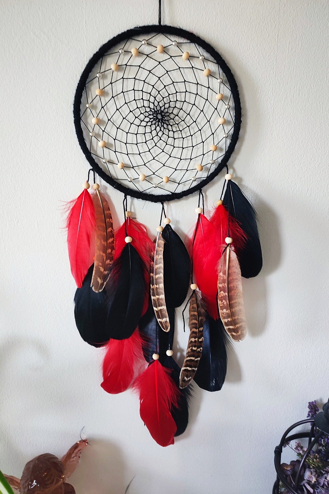 Native American Style Dream Catcher Authentic Dreamcatcher, Boho ...
