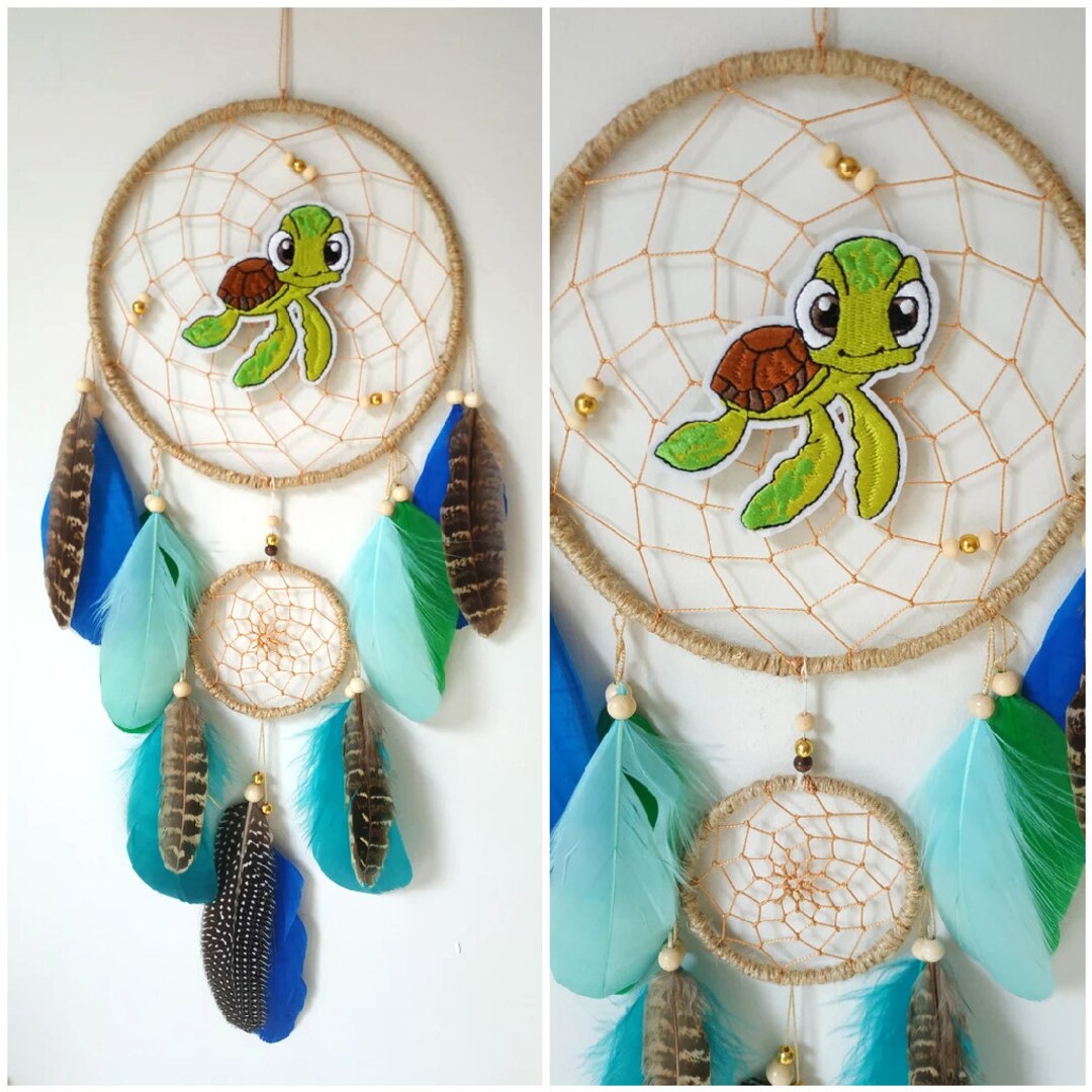 Sea Turtle Dreamcatcher Under the Sea Nursery Decor Dream - Etsy