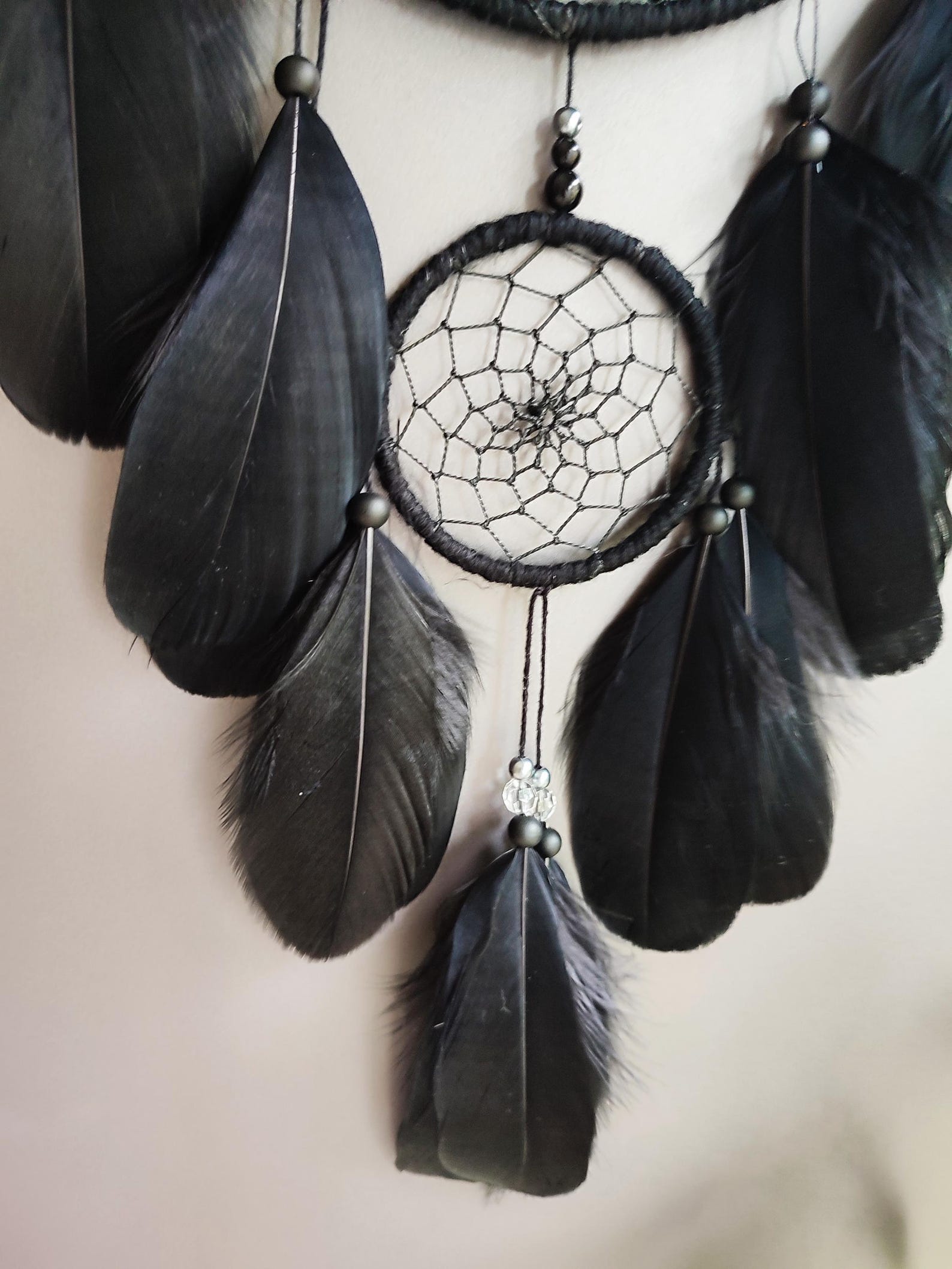 Evil Eye Dreamcathcer Black Dream Catcher Wall Hanging Boho Bedroom ...