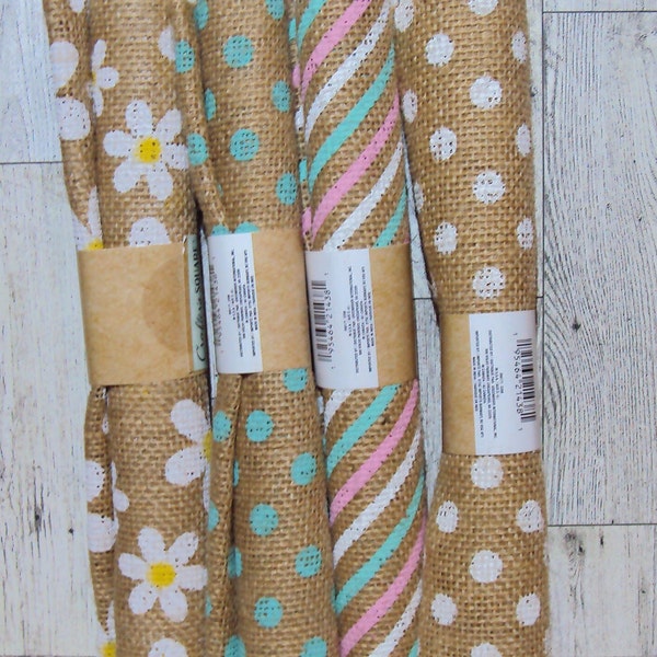 Printed Burlap Fabric - Etsy