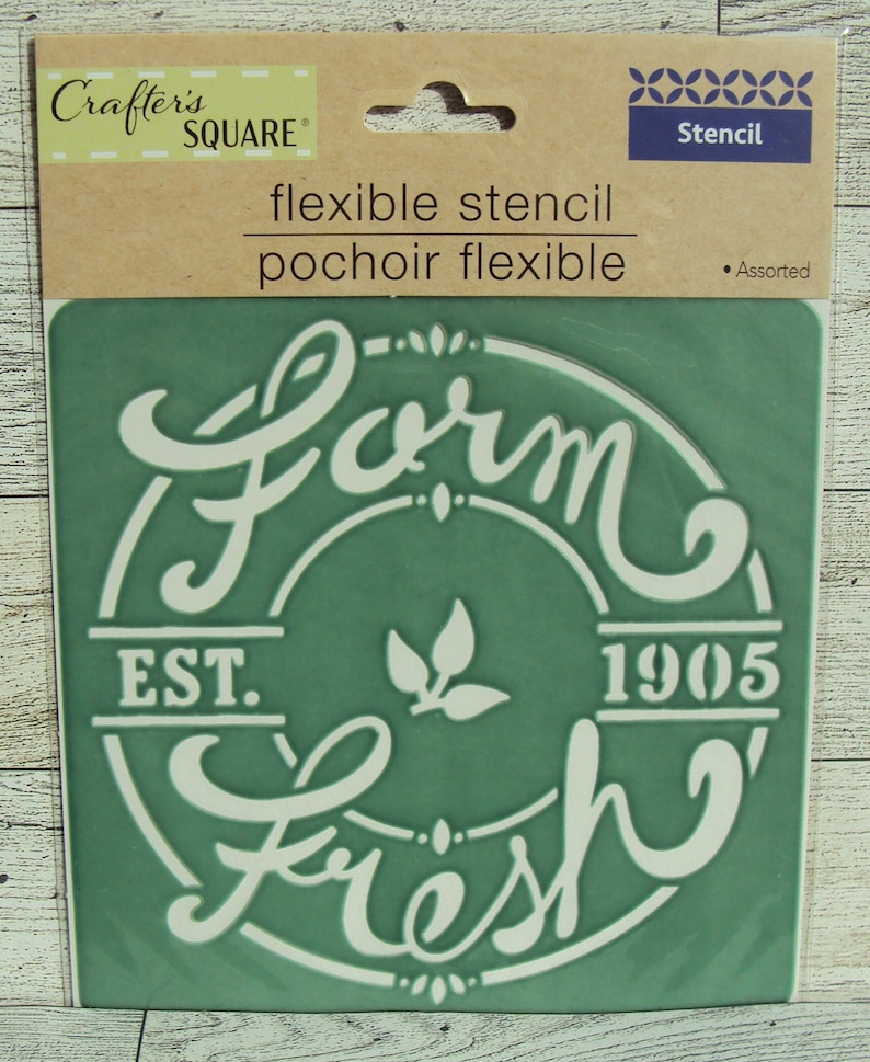 Flexible Stencils | Farm Fresh, Farmer's Market, Farmhouse & It's Good ...