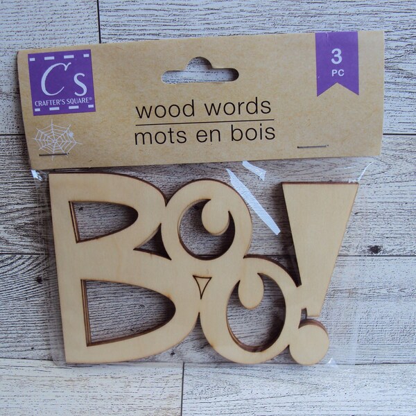 Wooden Words - Etsy