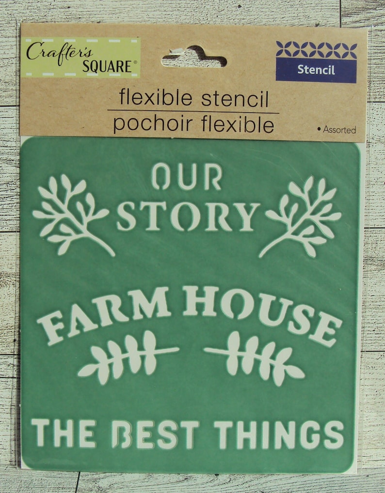Flexible Stencils Farm Fresh Farmer's Market Farmhouse - Etsy