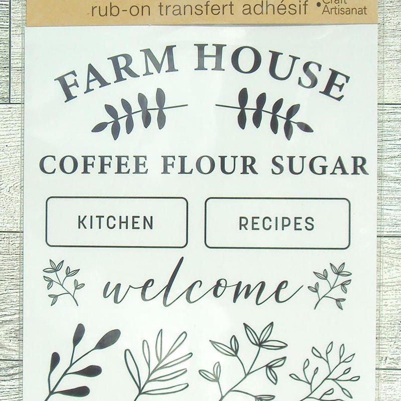 Rub on Transfers - Etsy