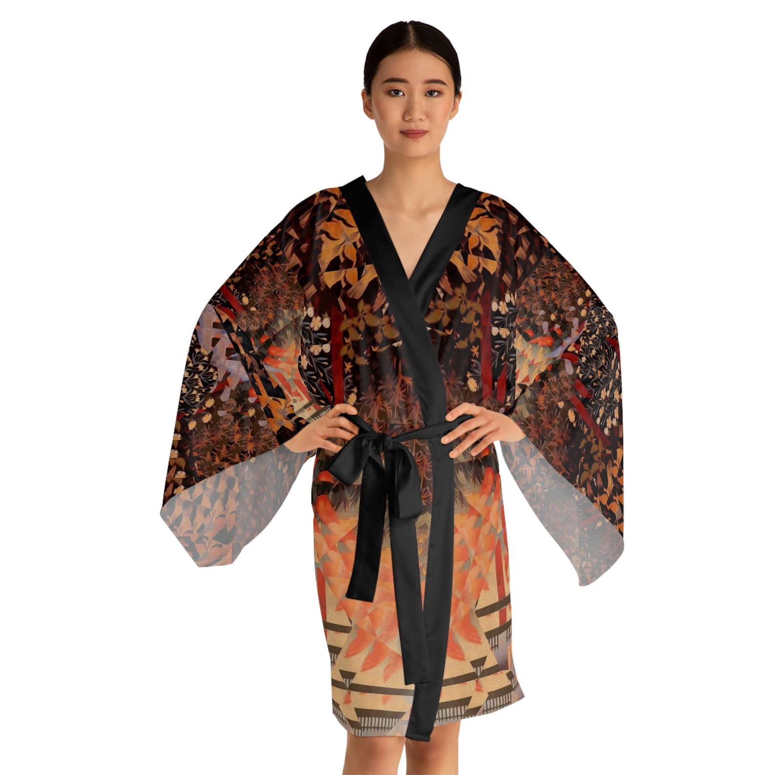 Adelaide Long Sleeve Kimono-style Robe - Etsy