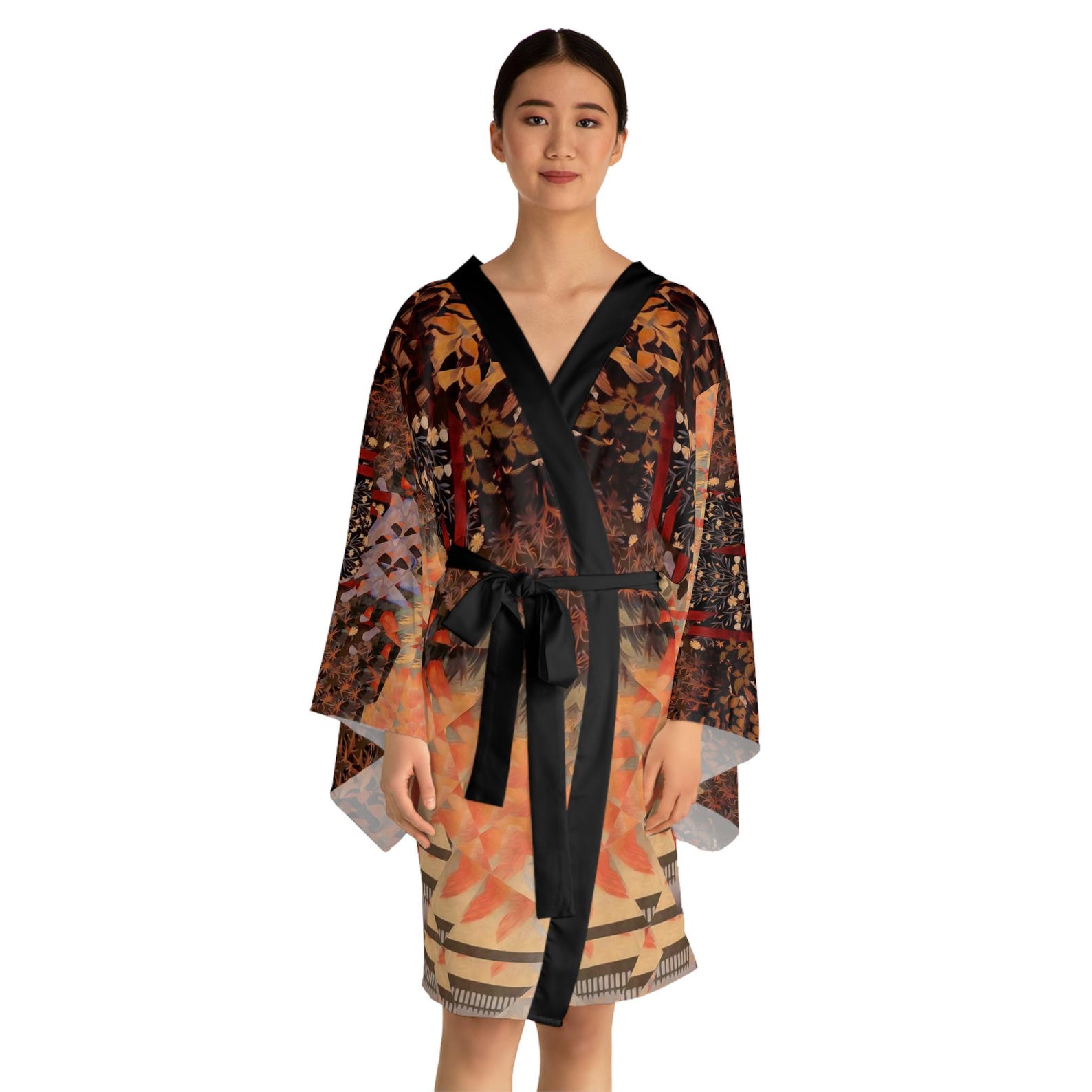 Adelaide Long Sleeve Kimono-style Robe - Etsy