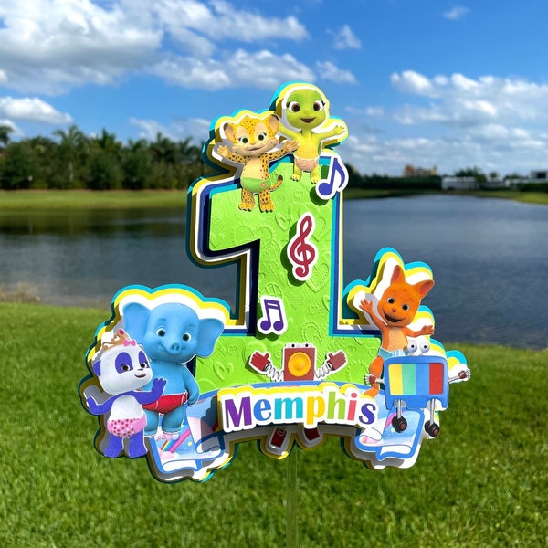 Word Party Cake Topper - Etsy