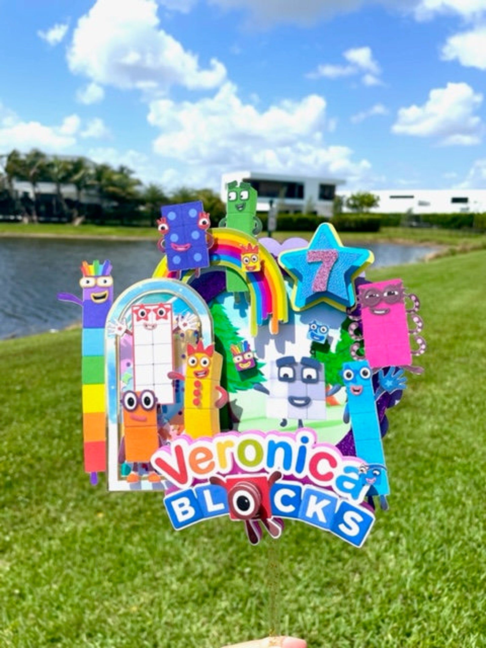 Numberblocks T Shirt/numberblocks Cake Topper/numberblocks 3d - Etsy