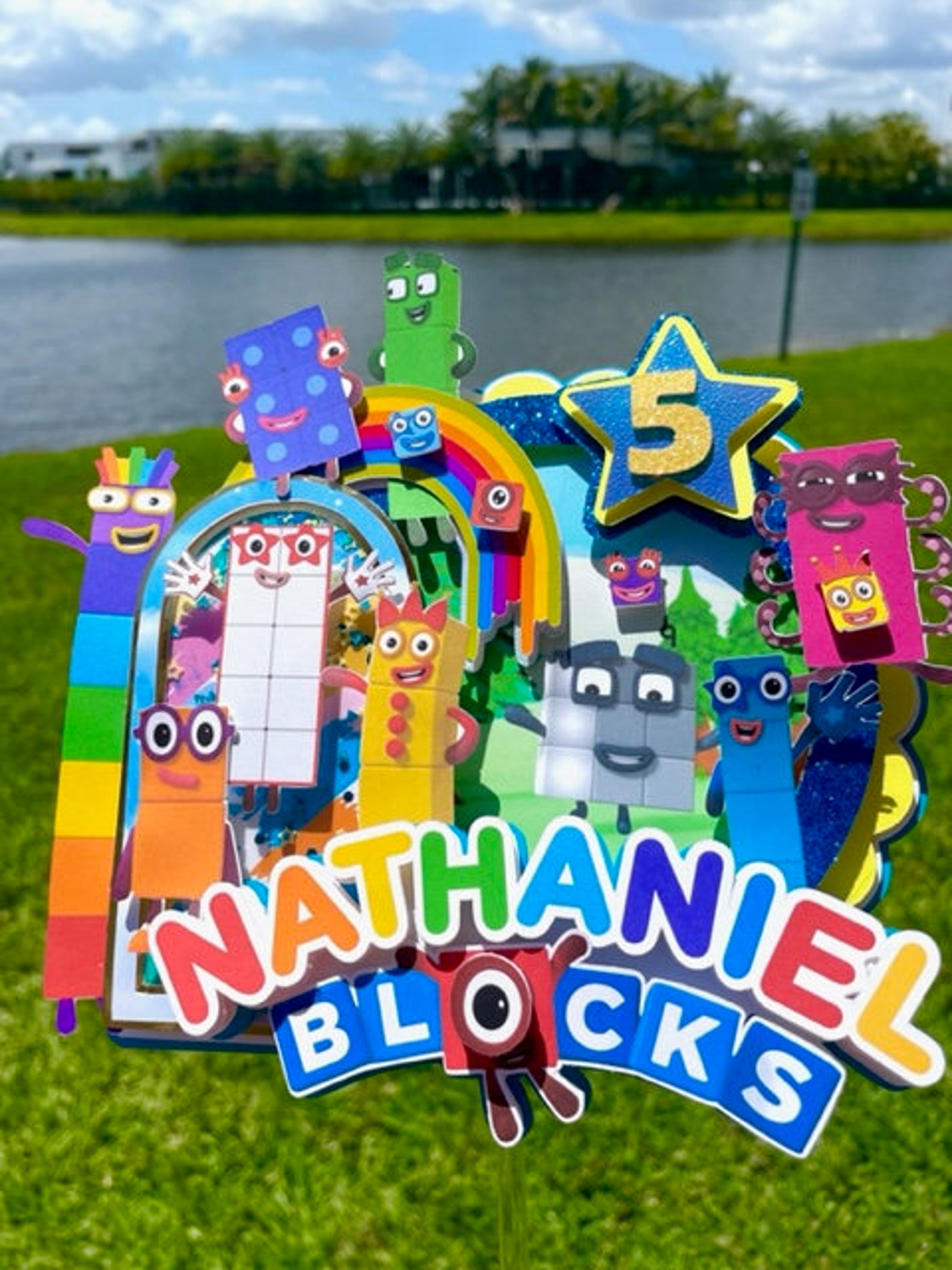 Numberblocks T Shirt/numberblocks Cake Topper/numberblocks 3d - Etsy