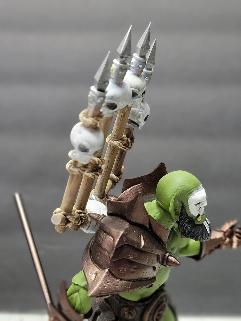 3d Printed Mythic Legions Back Mounted 4 Vertical Spikes With - Etsy