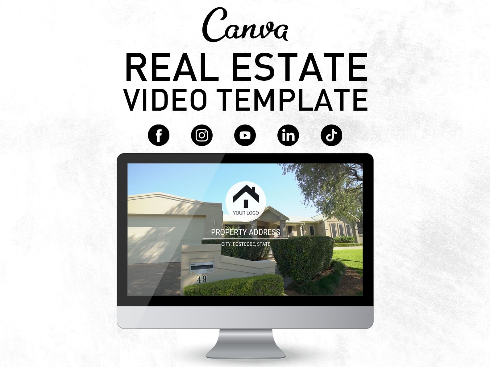 CANVA VIDEO TEMPLATE for a Real Estate Listing Video | Real Estate ...