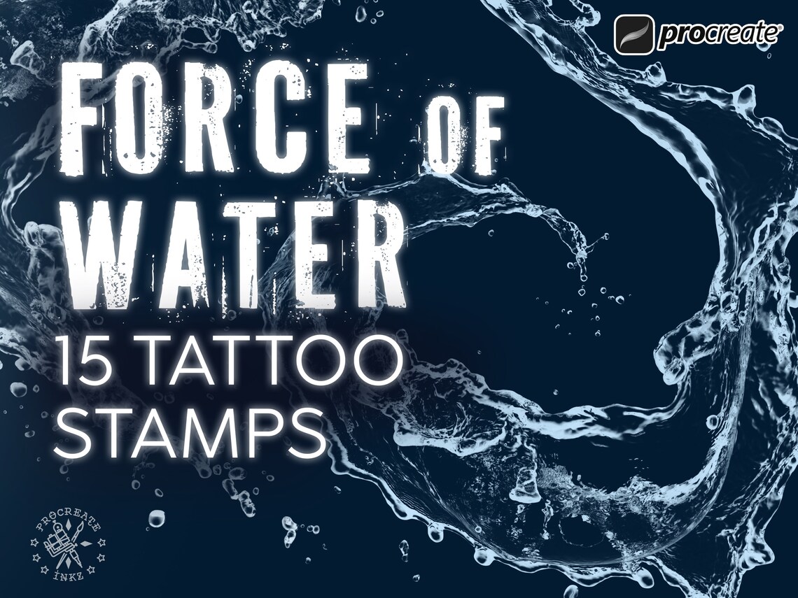 Procreate Water Stamps Water Splash Brush Procreate - Etsy