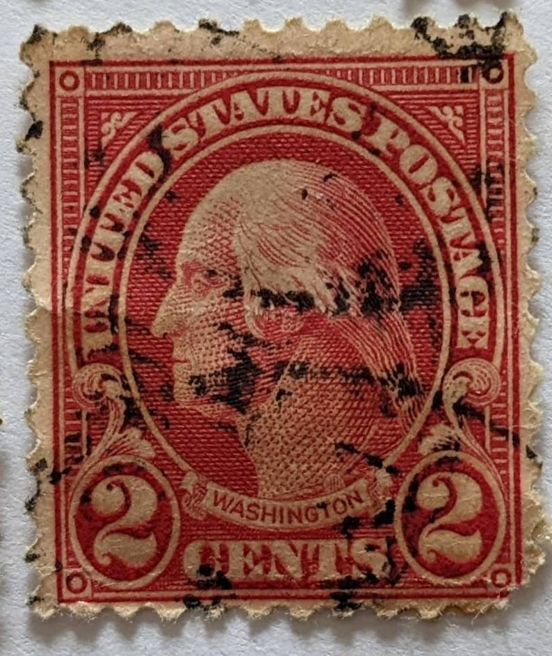 1923 2c George Washington Stamps - Etsy