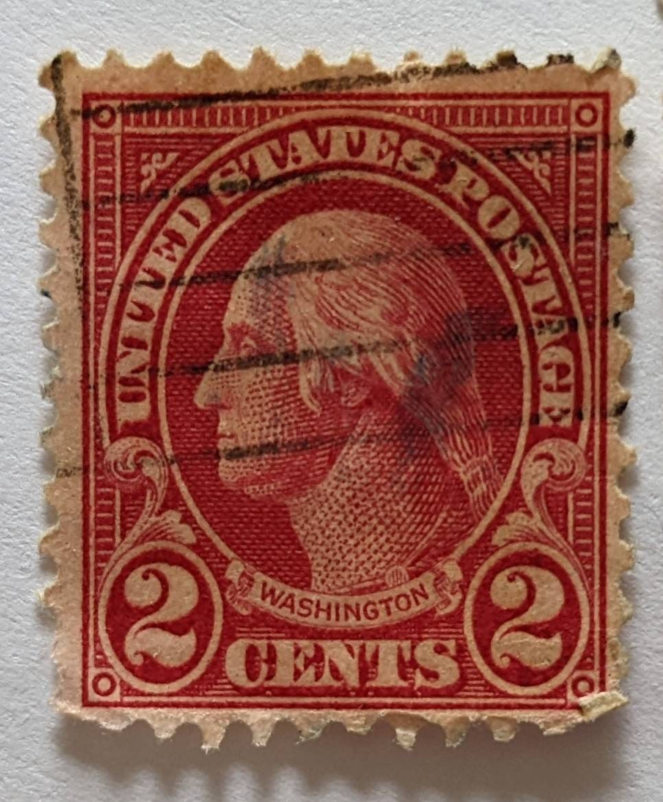 1923 2c George Washington Stamps - Etsy
