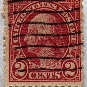 1923 2c George Washington Stamps - Etsy