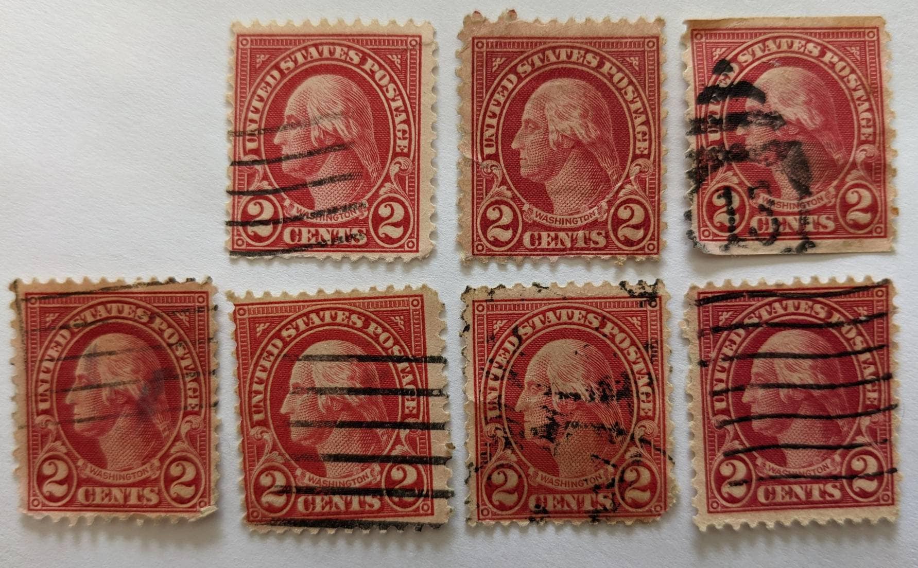 1923 2c George Washington Stamps - Etsy