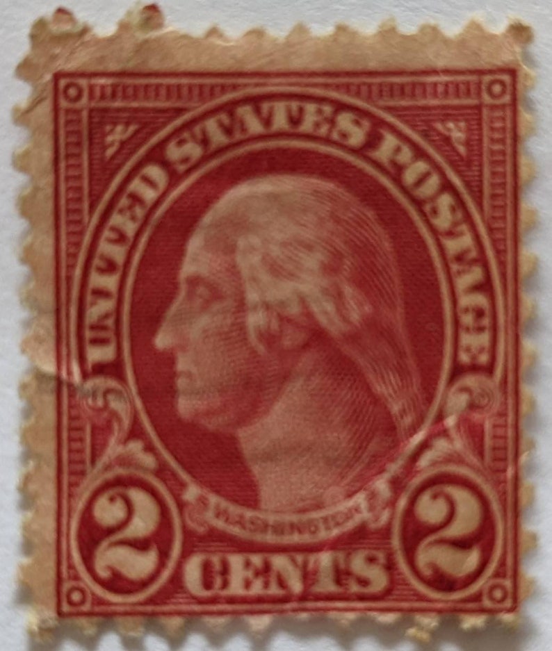 1923 2c George Washington Stamps - Etsy
