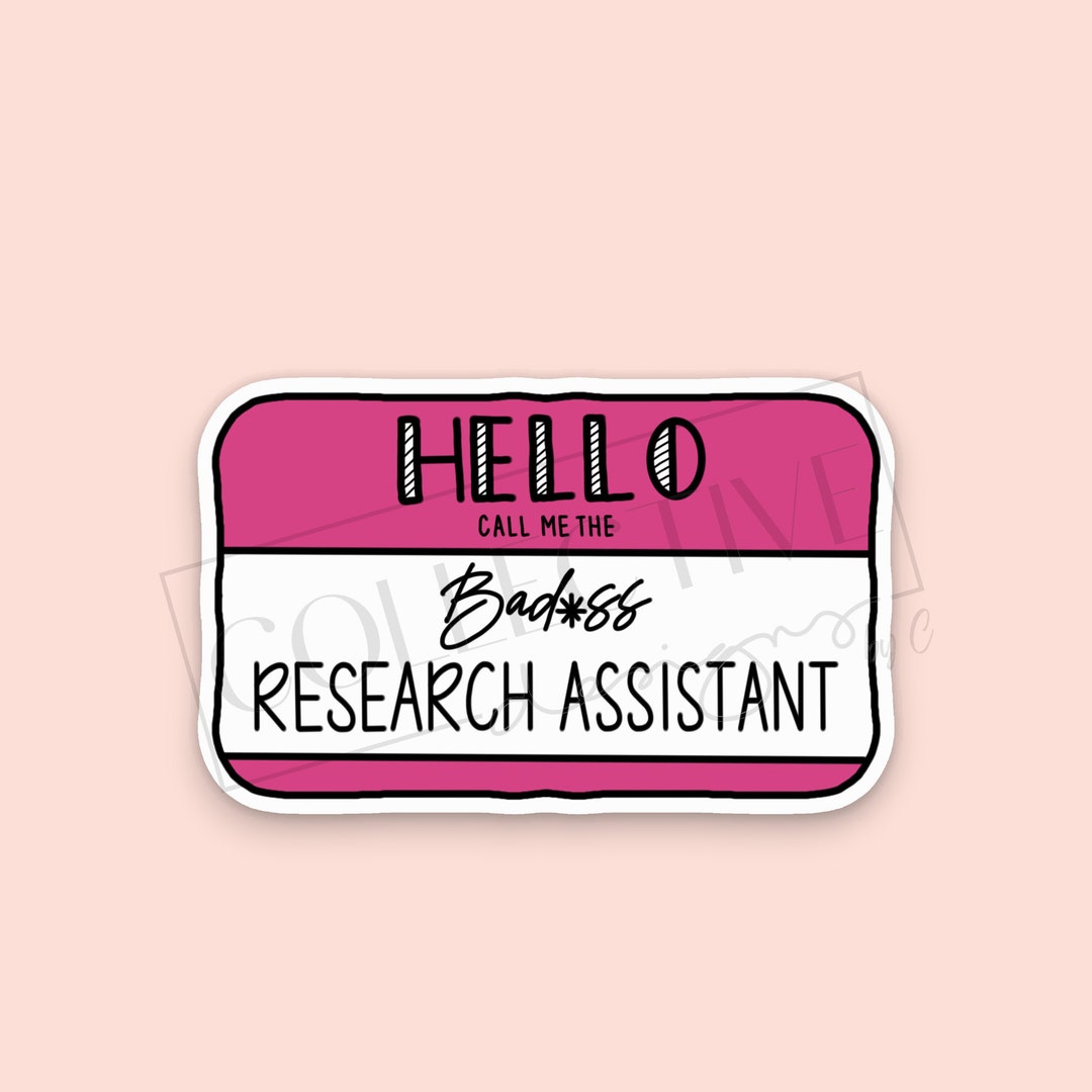 Hello Sticker Research Assistant, Clinical Research, Clinical Trials ...