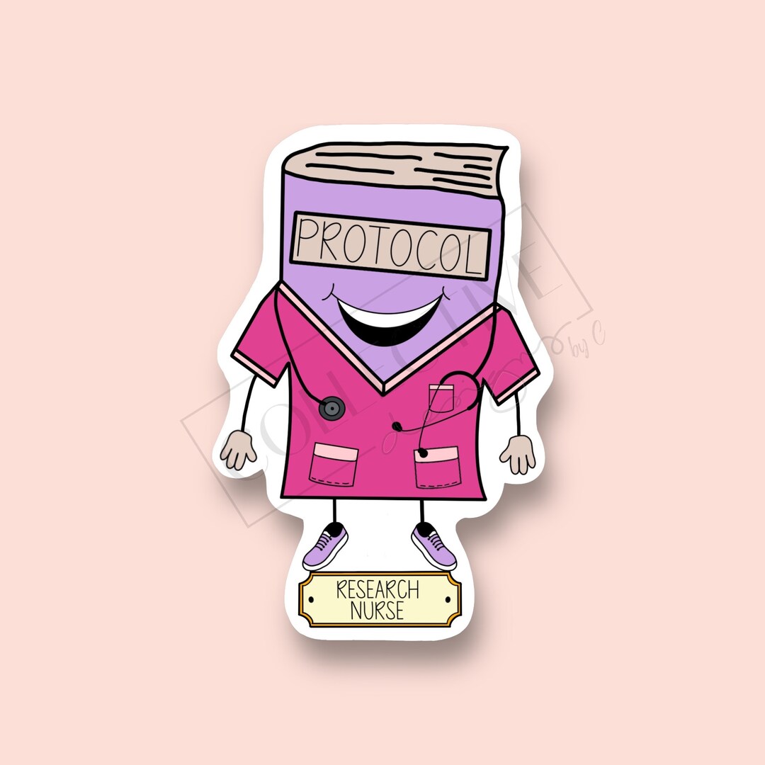Clinical Research Nurse Sticker Design: Make a Bold Statement With This ...