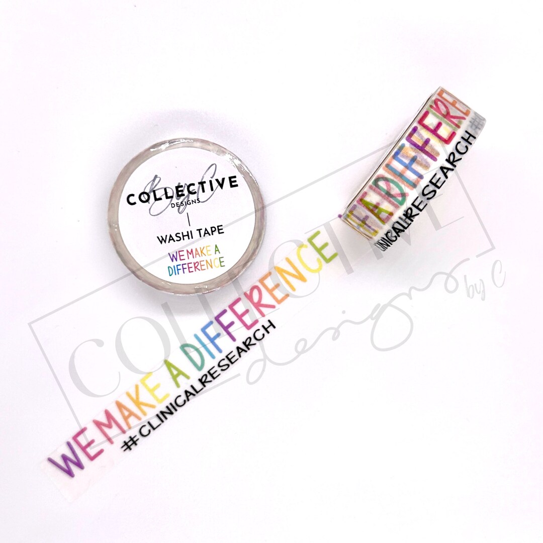Washi Tape, We Make a Difference, Clinical Research, Study Coordinator ...
