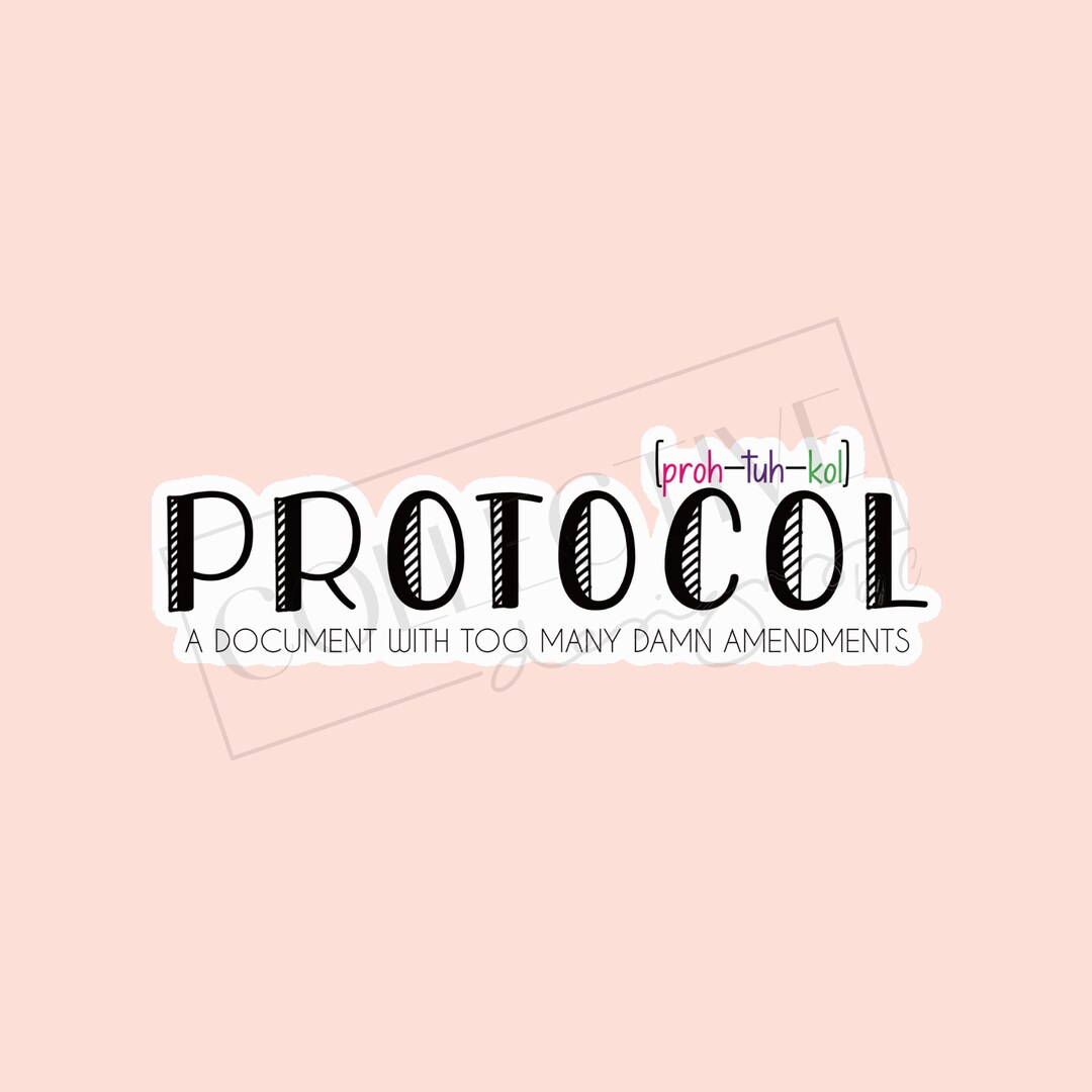Clinical Research Protocol Pro Sticker Design: Clinical Trials - Etsy