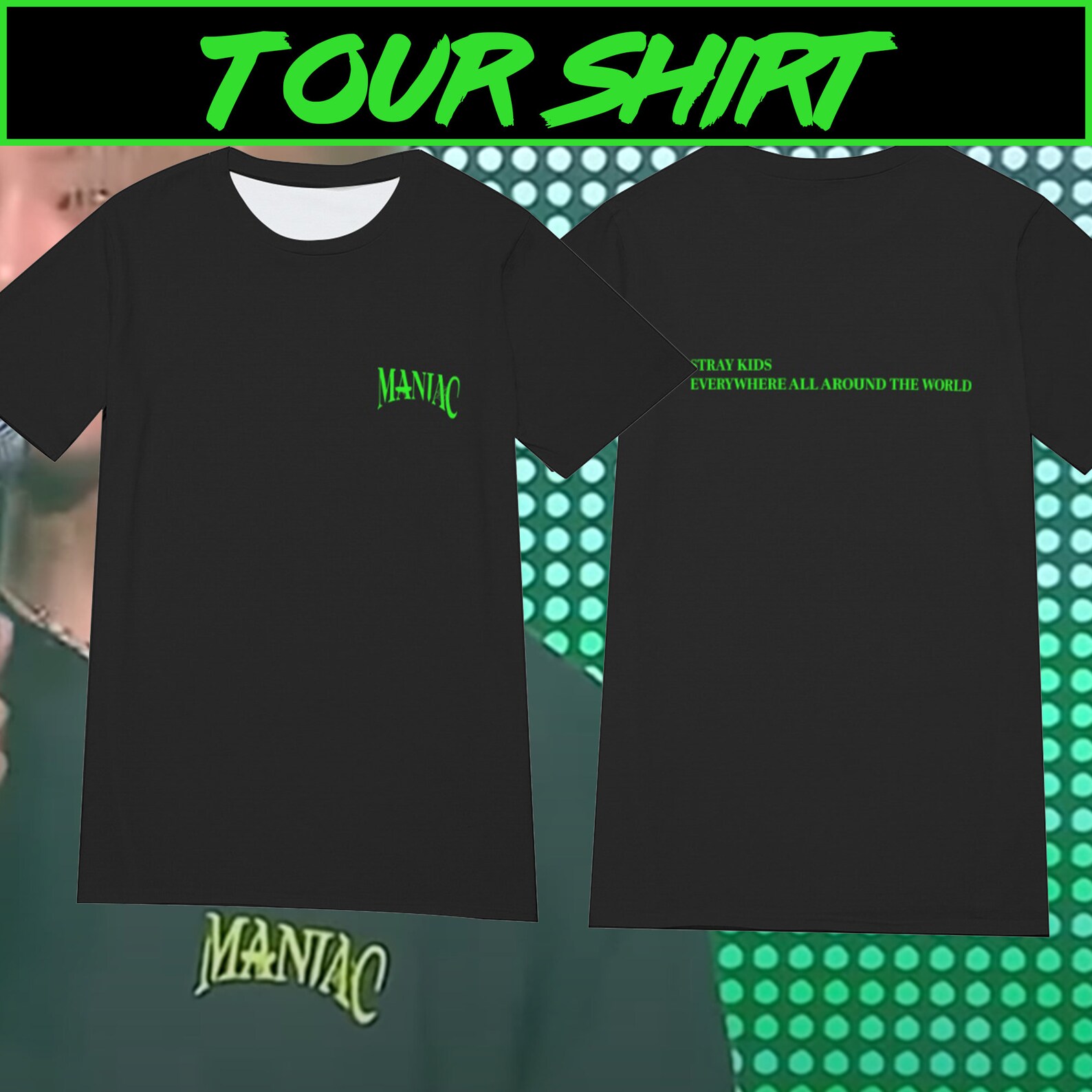 Stray Kids Tour Tshirt Stray Kids Merch Stray Kids Maniac | Etsy