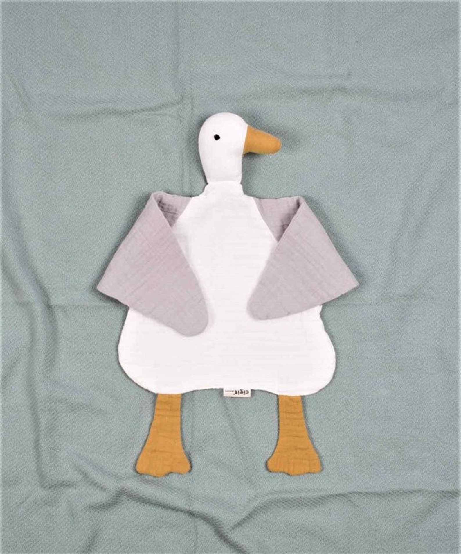 Personalized Organic Cotton Duck Goose Security Comforter - Etsy
