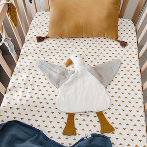 Personalized Organic Cotton Duck Goose Security Comforter, Baby ...
