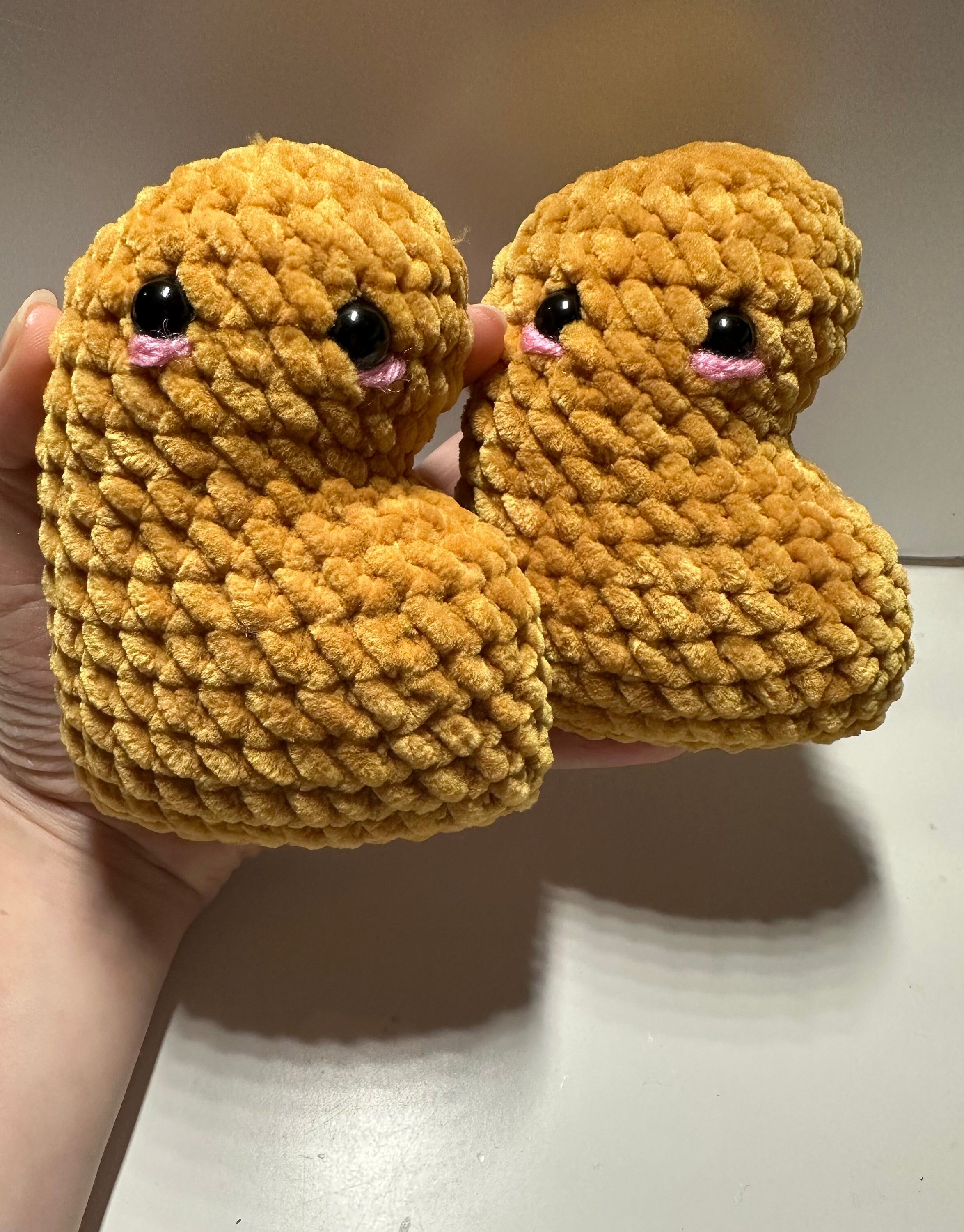 Crochet Chicken Nugget Plushie (made to Order) - Etsy