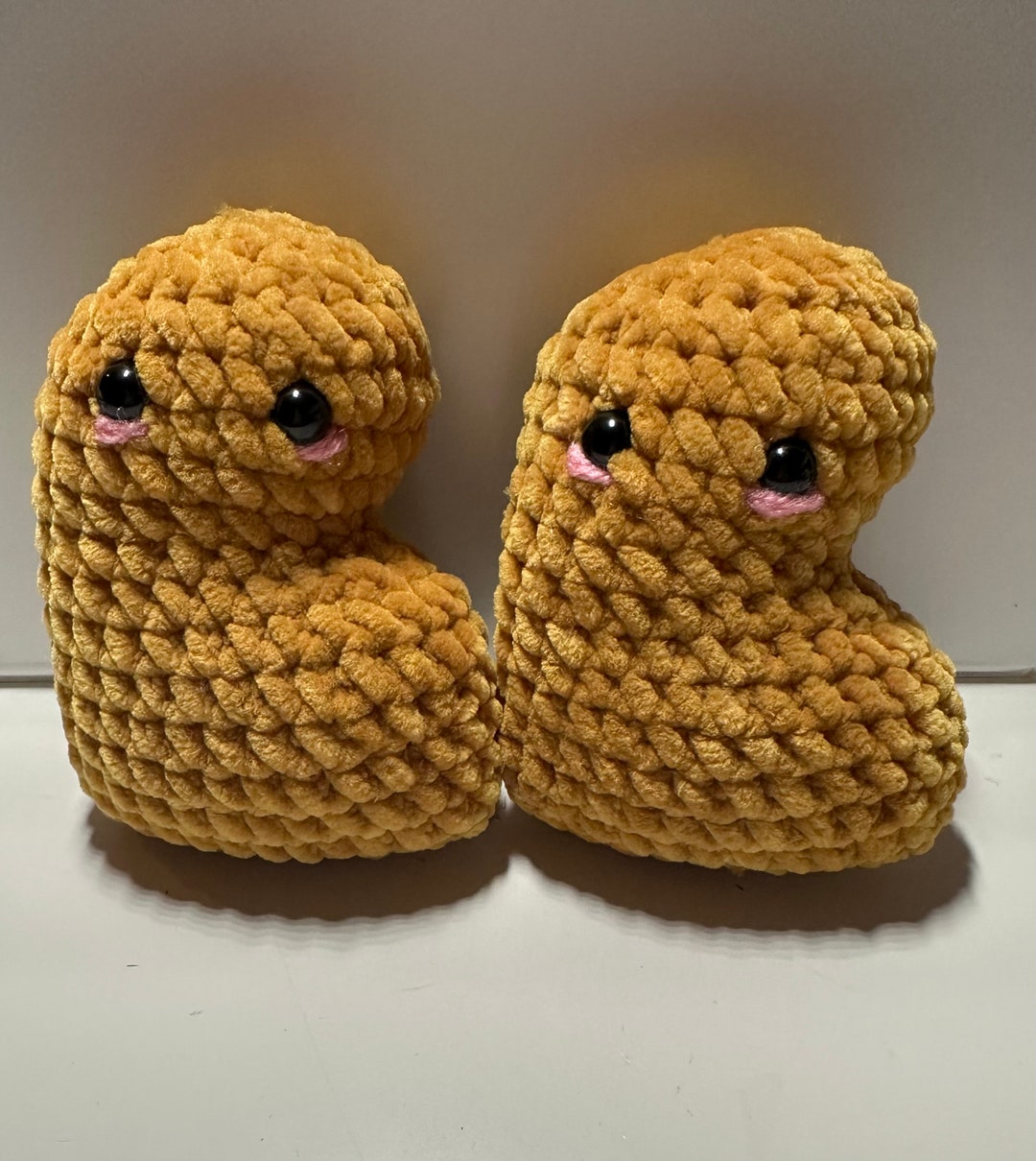Crochet Chicken Nugget Plushie made to Order - Etsy