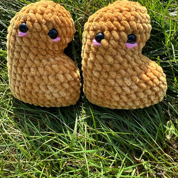 Chicken Nugget Plushie - Etsy