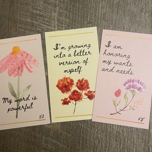 Grounding Affirmation Cards - Etsy